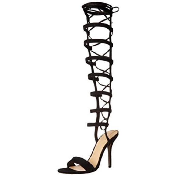 Shoes | Strappy Caged High Heel Gladiator Sandals | Poshmark